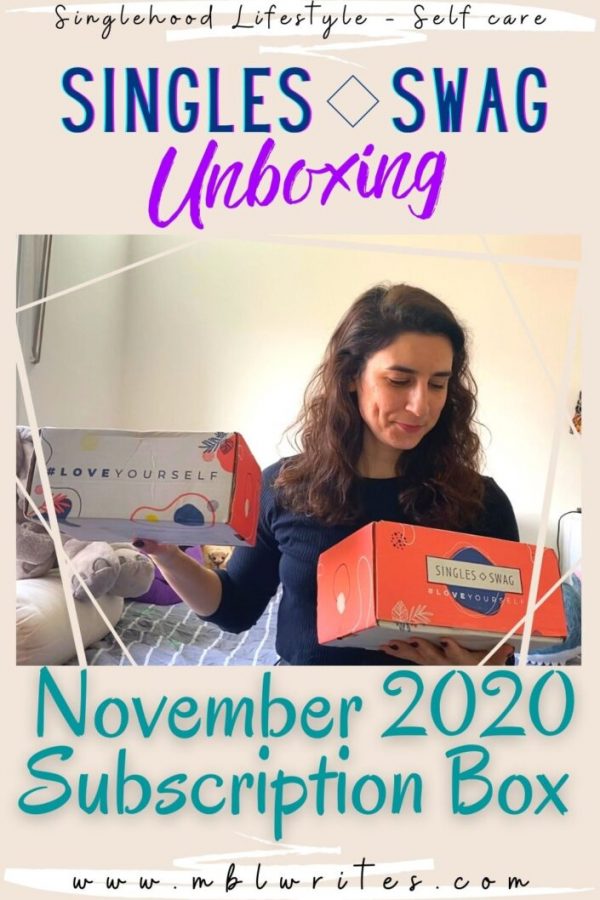 Singles Swag Subscription Box Unboxing - NOV 2020 - Michal B. Lehman